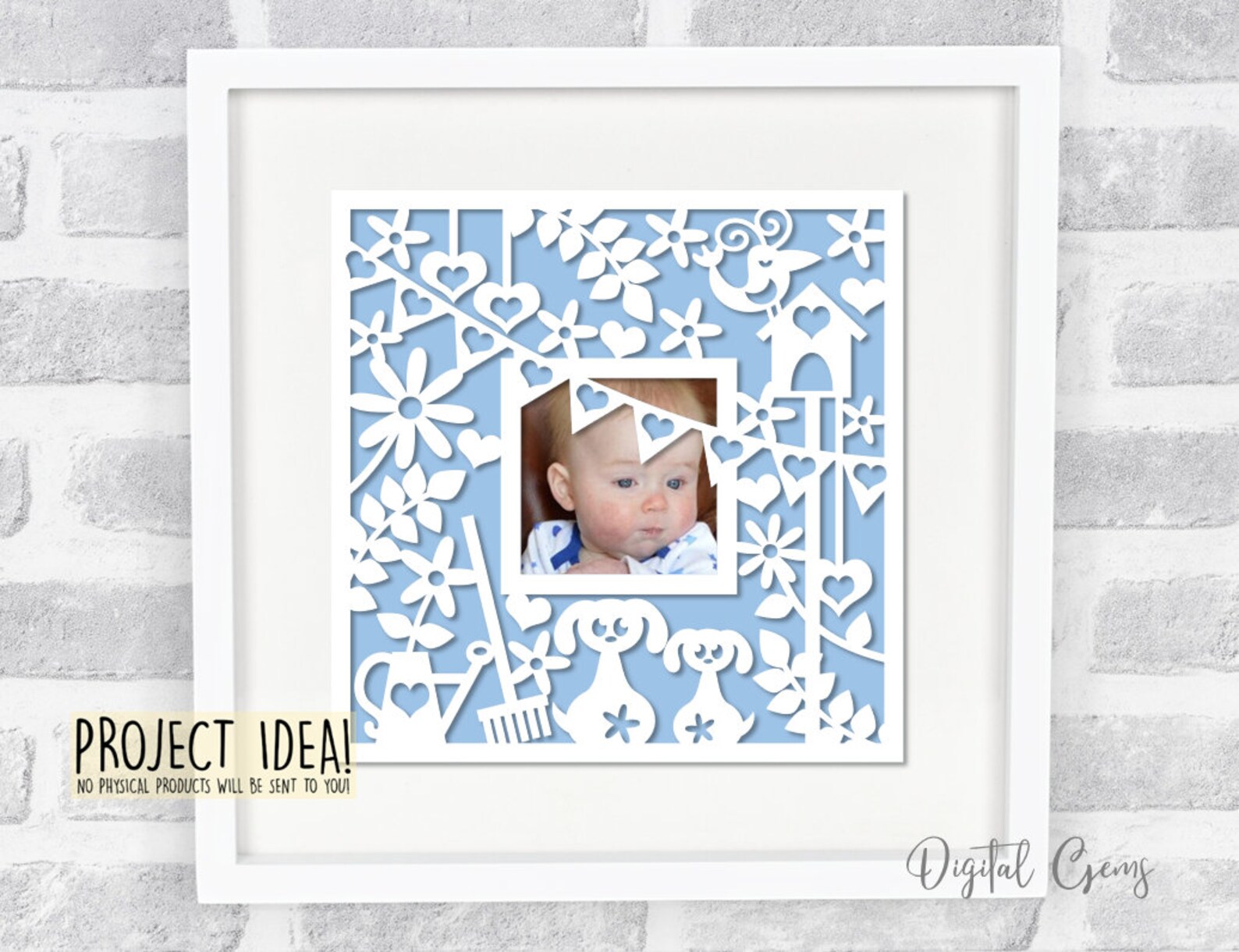Frame Paper Cut Design Bundle. Svg / Dxf / Eps / Png Files and Pdf ...