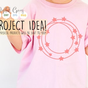 Star Monogram Frame Svg / Dxf / Eps / Png Files. Digital Download ...