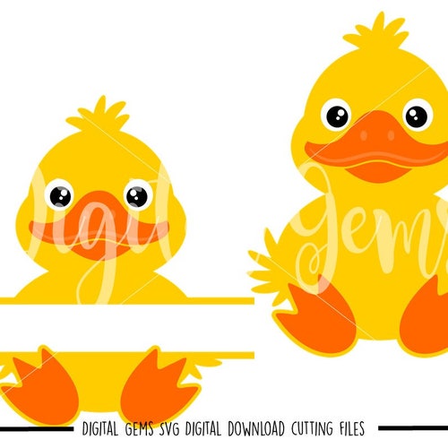 Duck Duckling Easter Svg / Dxf / Eps Files. Digital - Etsy