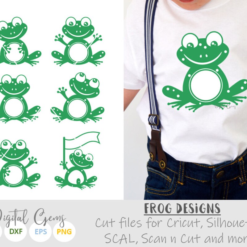 Frog Svg - Etsy