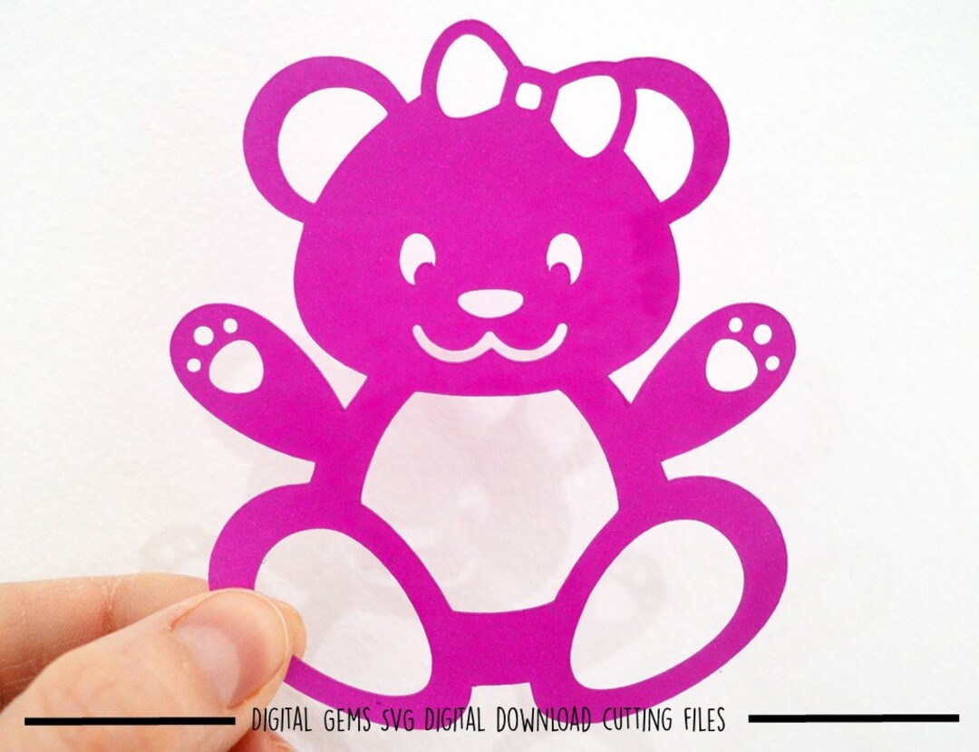 Bear Paper Cut Svg / Dxf / Eps / Files and Pdf / Png Printable ...