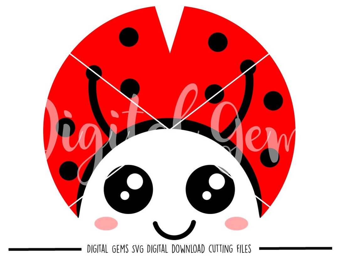 Ladybird / Ladybug Svg / Dxf / Eps / Png Files. Digital Download ...