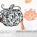 Pumpkin Paper Cut Svg / Dxf / Eps Files and Pdf / Png | Etsy