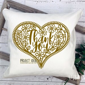 Thank You Paper Cut Svg / Dxf / Eps Files and Pdf / Png Printable ...