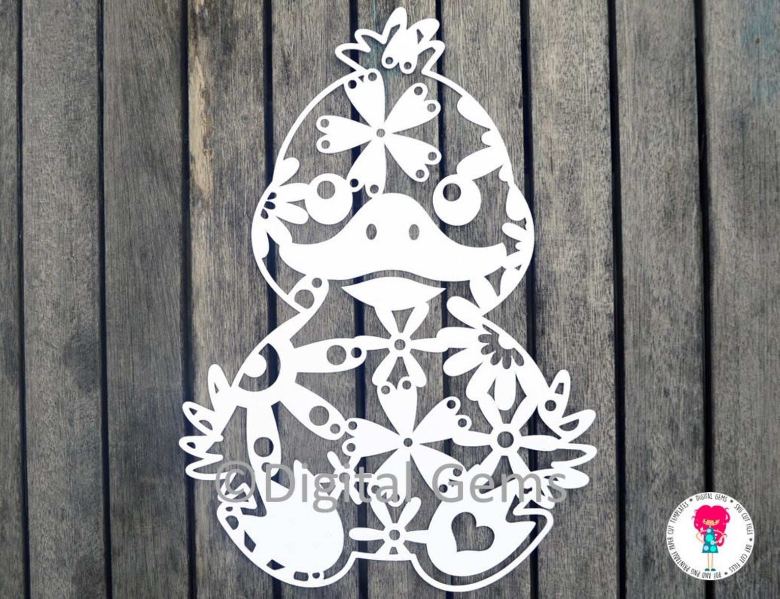 Duck Paper Cut Svg / Dxf / Eps / Files and Pdf / Png Printable - Etsy