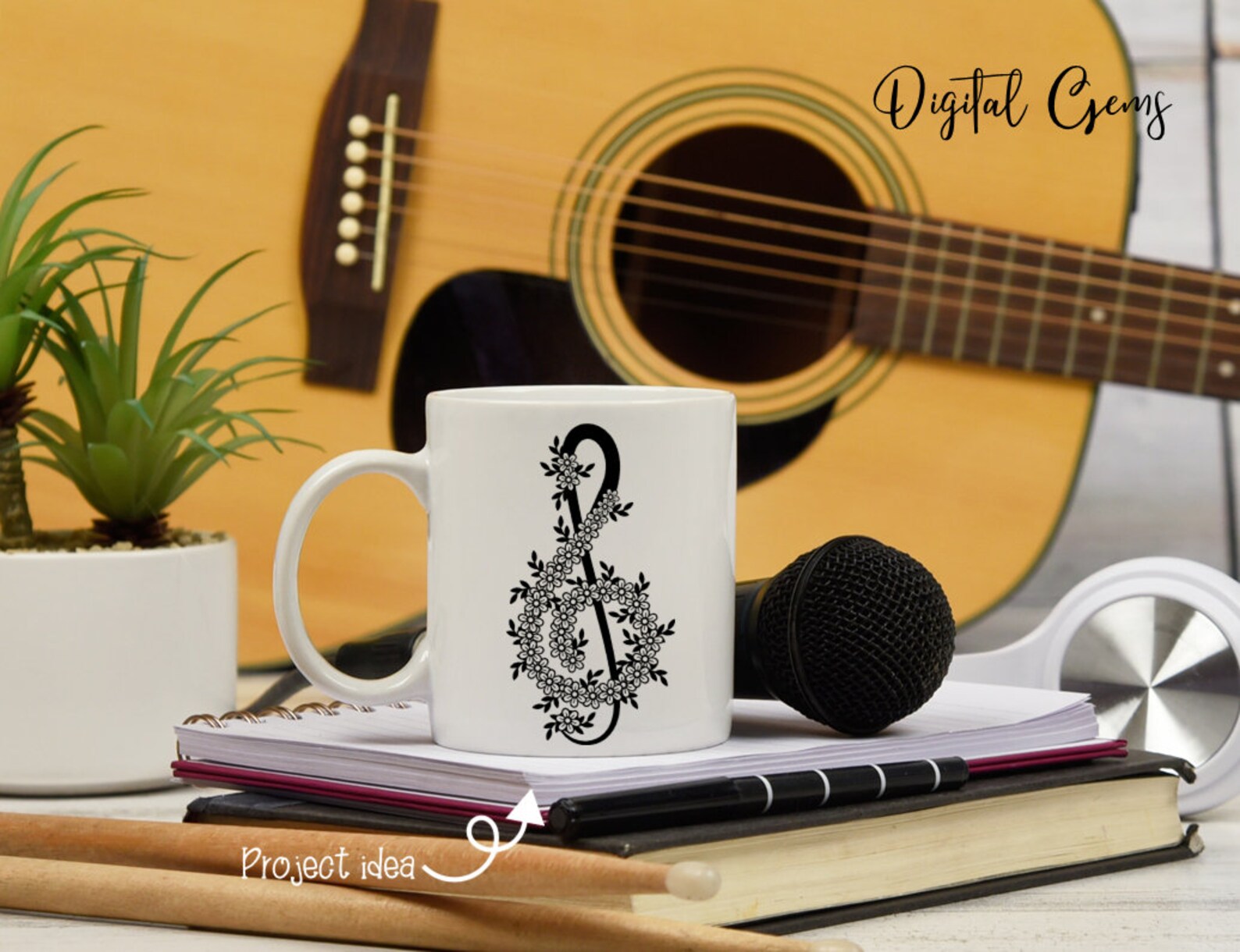 Treble Clef Music Note Svg / Dxf / Eps / Png Files. Download ...