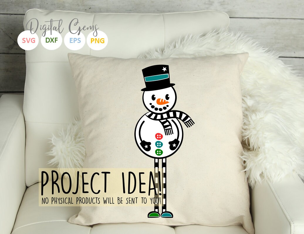 Snowman Snow Man Svg / Dxf / Eps / Png Files. Download. - Etsy
