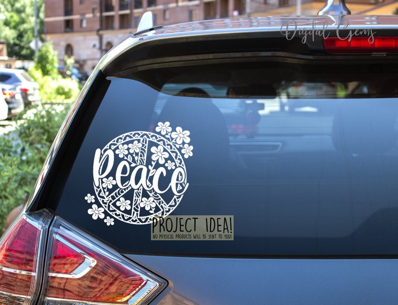 Peace Svg / Dxf / Eps / Png Files. Digital Download. Works - Etsy