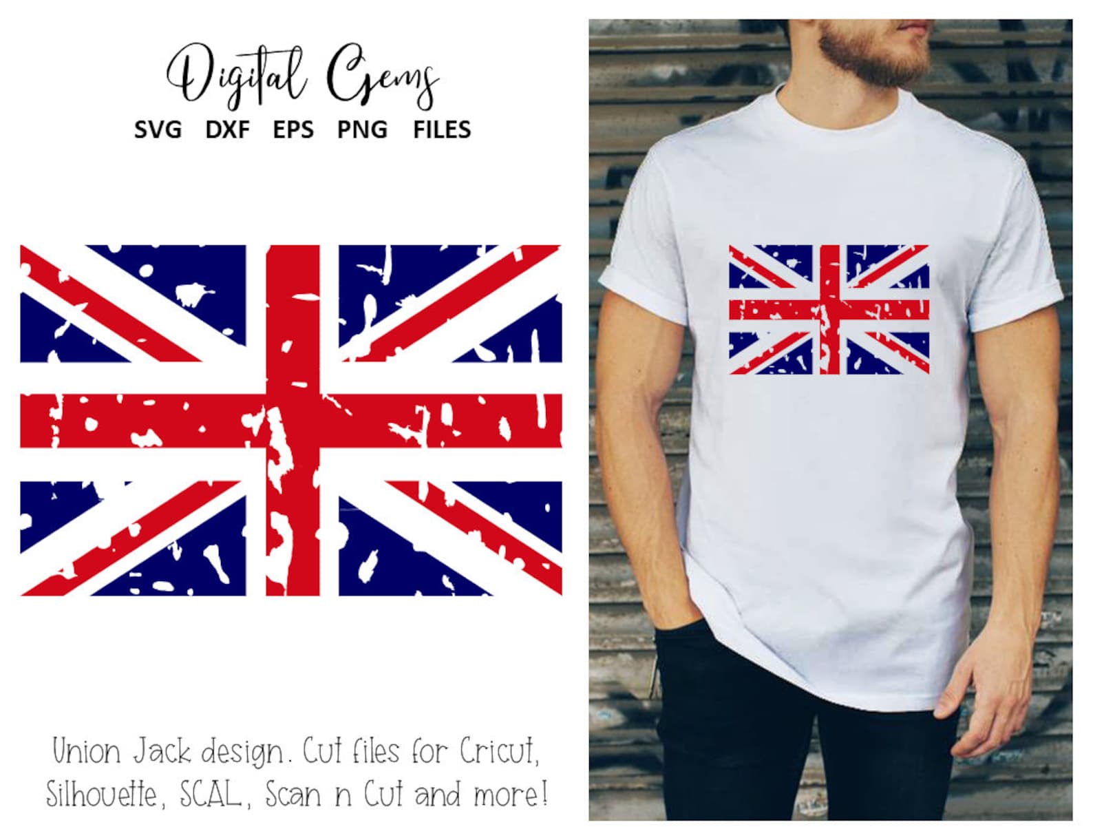 Union Jack, British Flag Svg / Dxf / Eps / Png Files. Digital Download ...