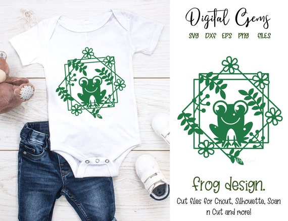 Frog Svg / Dxf / Eps / Png Files. Digital Download. Compatible - Etsy