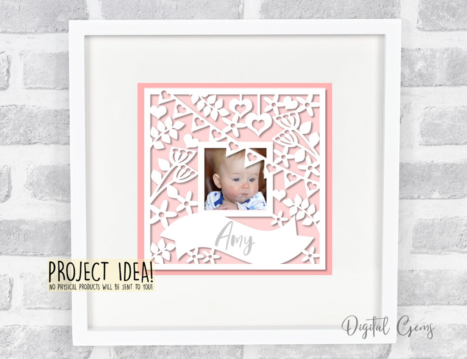 Frame Paper Cut Design Bundle. Svg / Dxf / Eps / Png Files and Pdf ...