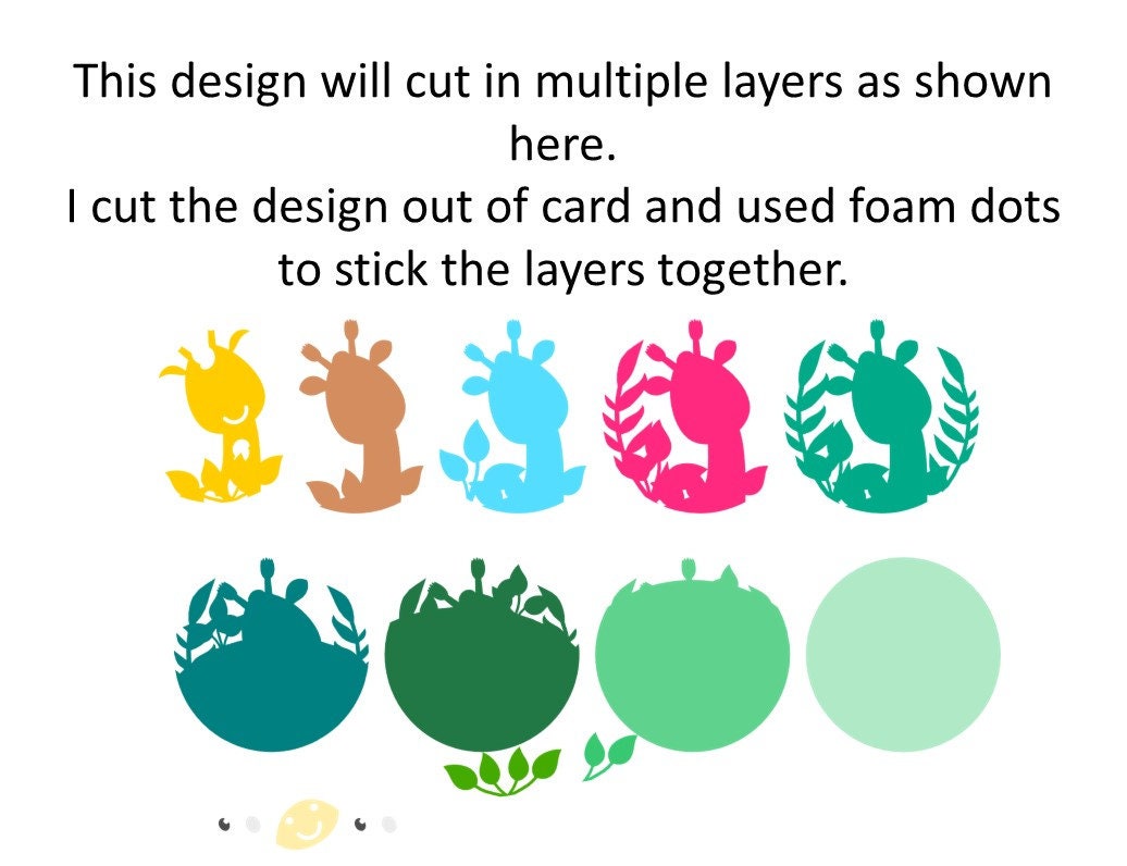 Animal Layered Paper Designs. Lion Unicorn Panda Giraffe - Etsy