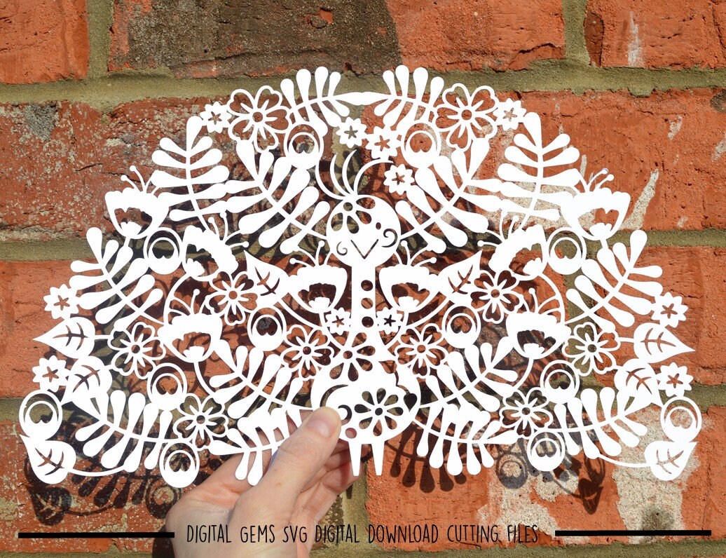 Peacock Paper Cut Svg / Dxf / Eps / Files, and Pdf / Png Printable ...