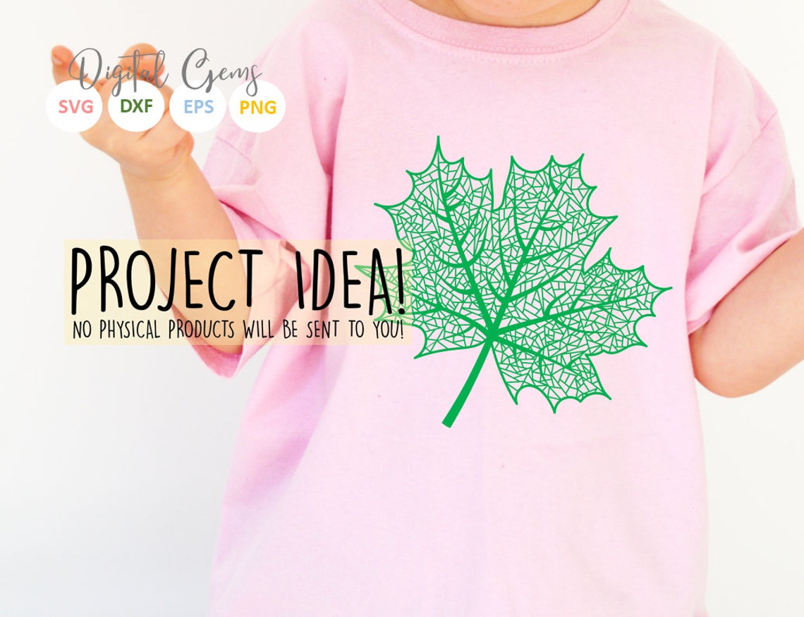 Leaf Paper Cut Svg / Dxf / Eps / Files and Pdf / Png Printable ...