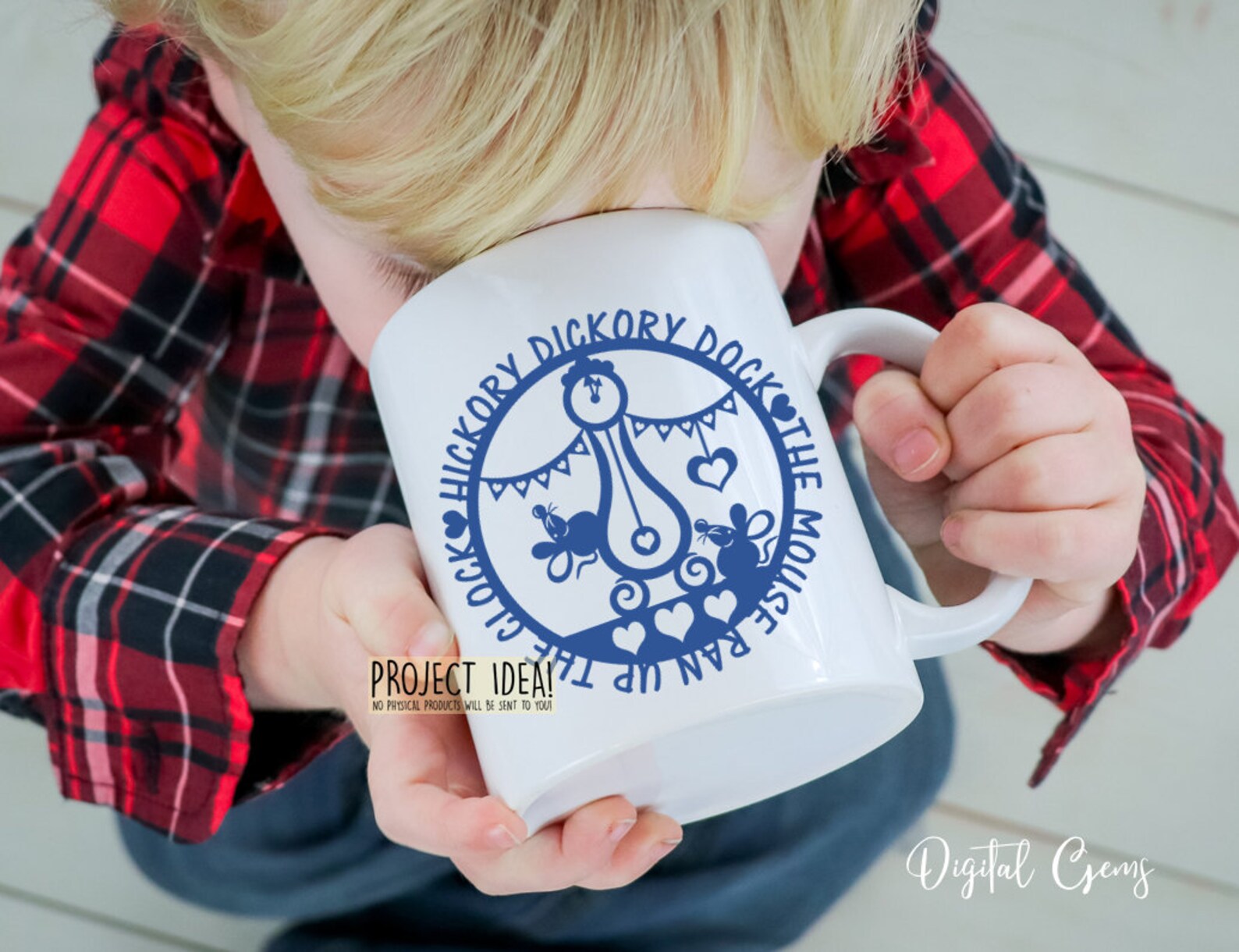 Hickory Dickory Dock Paper Cut Design. Svg / Dxf / Eps Files - Etsy UK