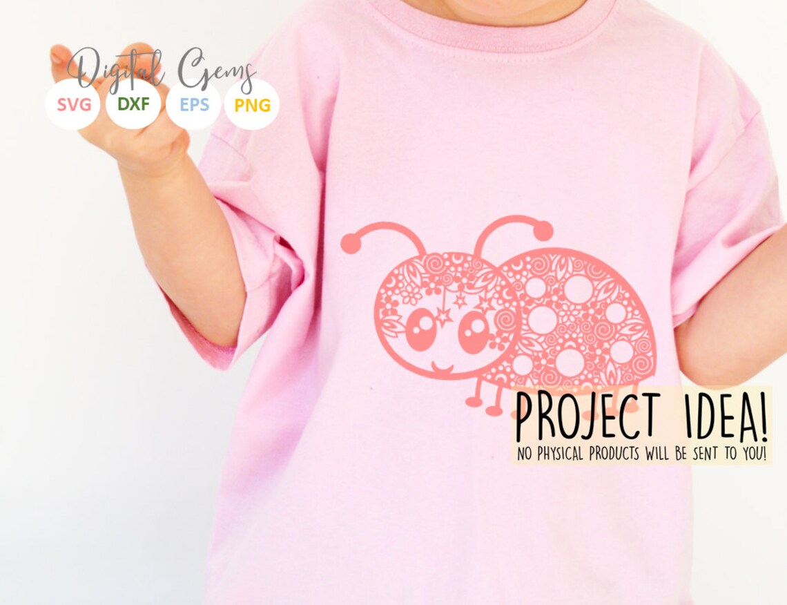 Ladybird / Ladybug Paper Cut Svg / Dxf / Eps / Files and Pdf / | Etsy