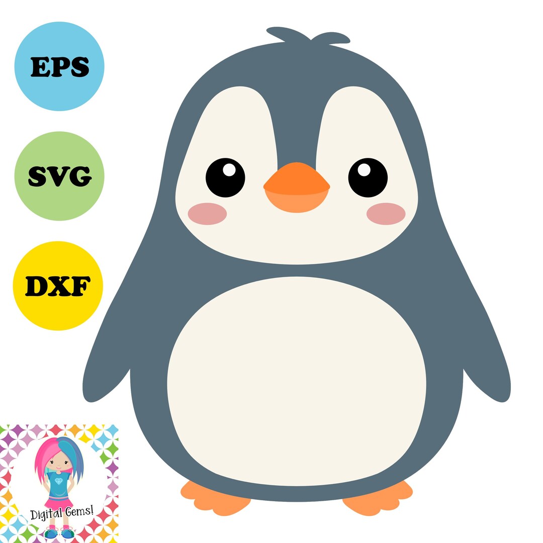 Penguin SVG: Animal Papercraft Design (digital Download) - Etsy