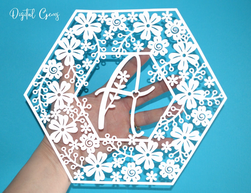 Alphabet paper cut design bundle svg / dxf / eps / png files | Etsy