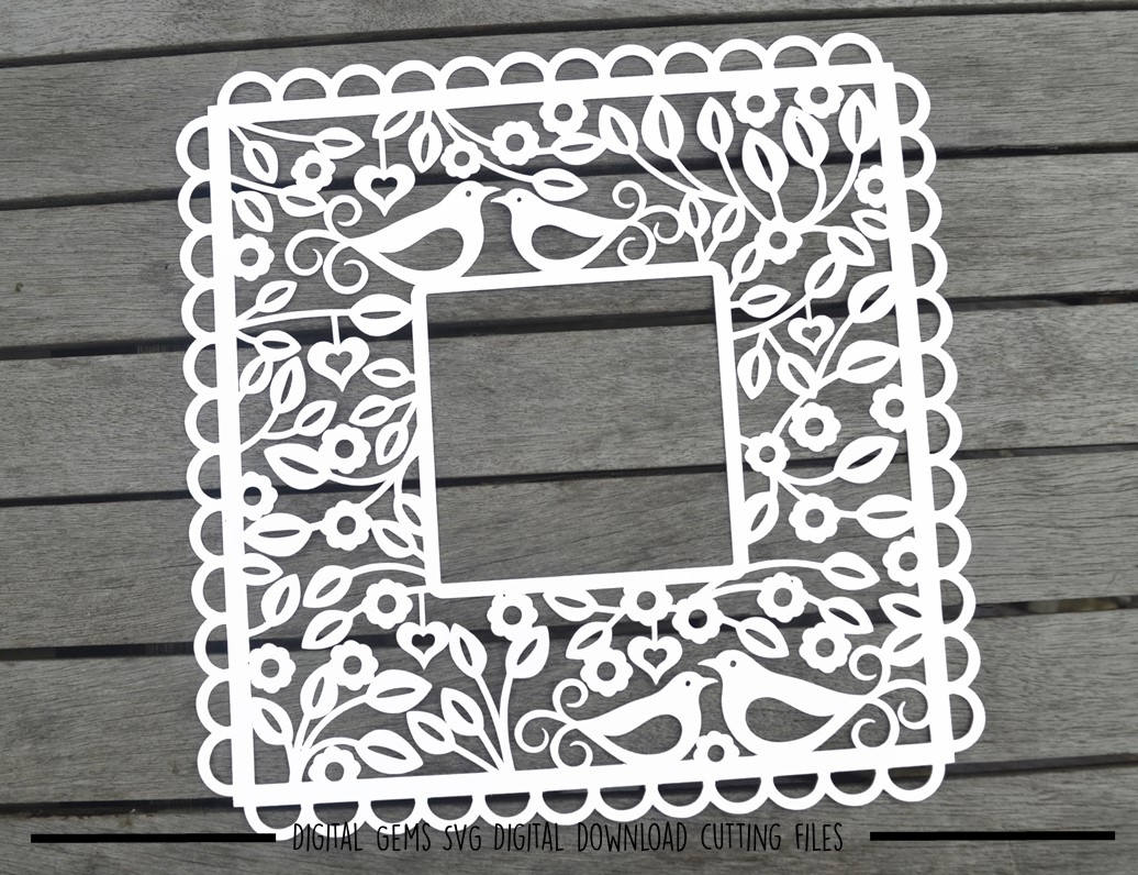 Frame Paper Cut Svg / Dxf / Eps / Files and Pdf / Png - Etsy