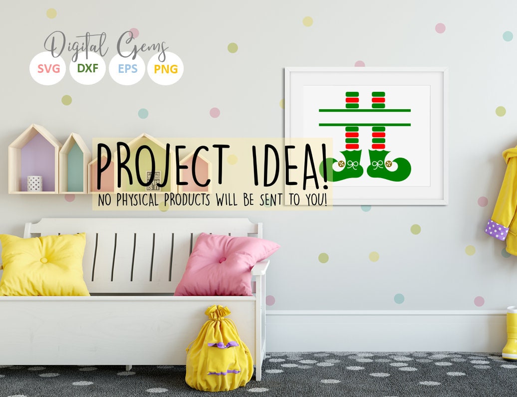 Elf Leg Design. Svg / Dxf / Eps / Png Files. Digital Download. | Etsy UK