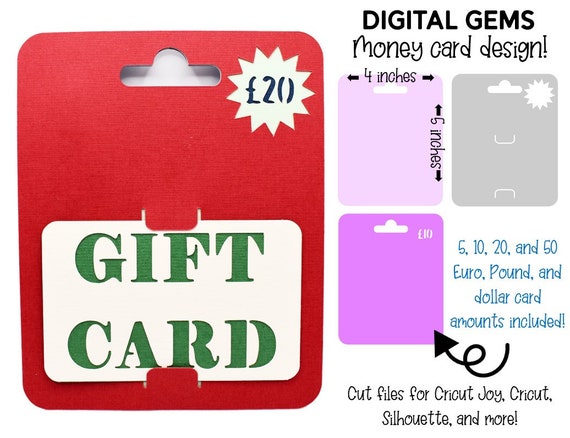 Gift Card SVG Blank Design. Digital Download. Works With - Etsy