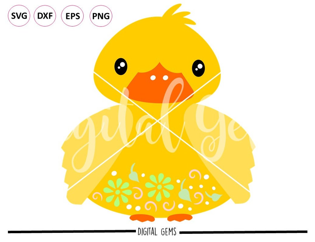 Duck Svg / Dxf / Eps Files. Digital Download. Compatible With ...