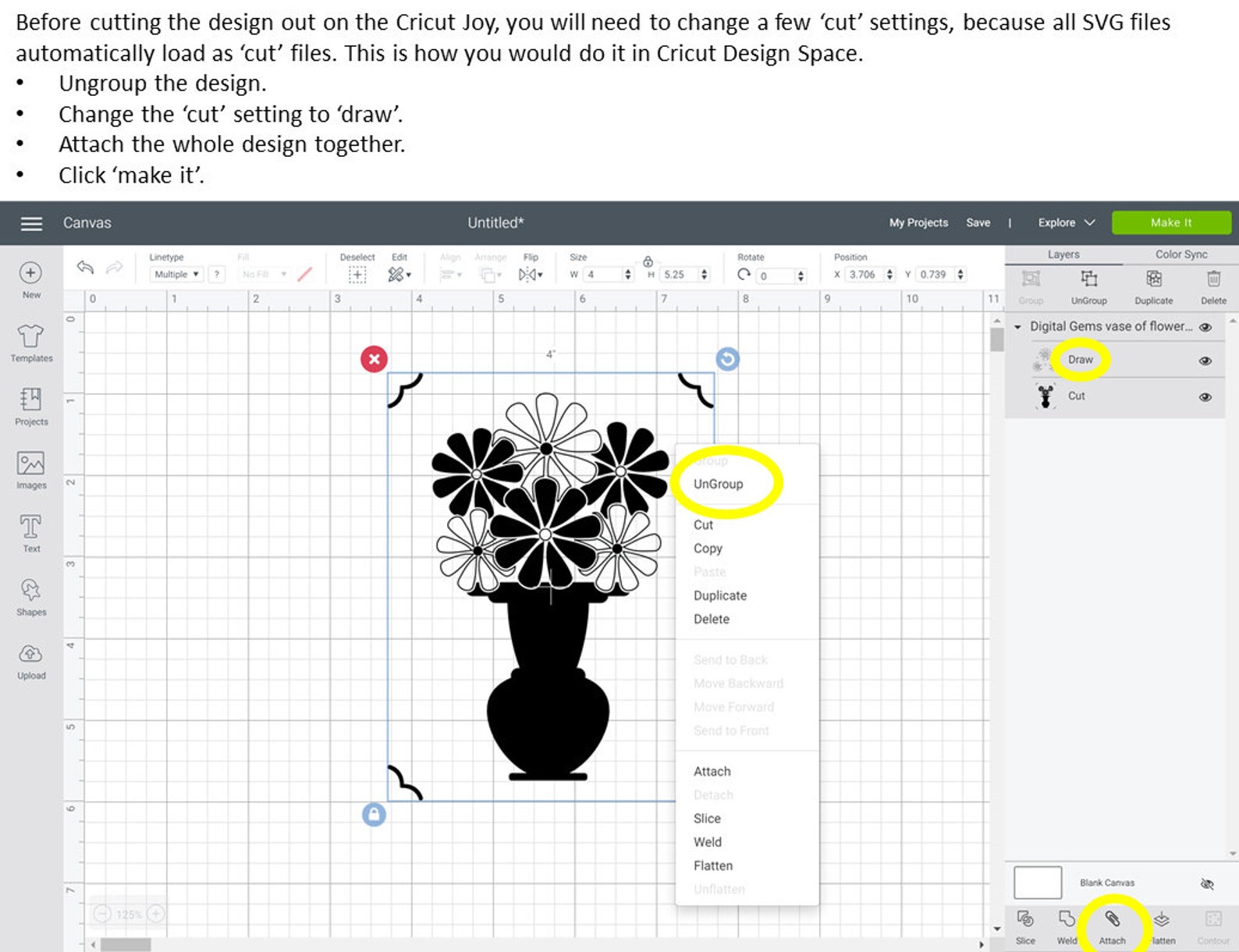 Flower Card Svg / Dxf / Eps Files. Digital Download. - Etsy UK