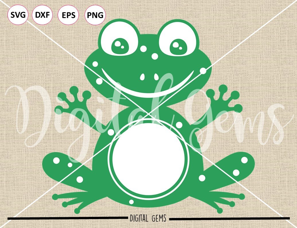 Frog Svg / Dxf / Eps / Png Files. Digital Download. Compatible | Etsy