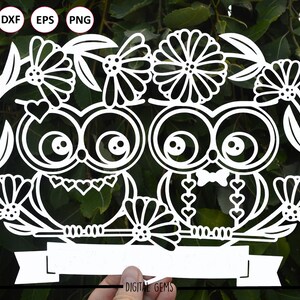 Owl Paper Cut Svg / Dxf / Eps / Files and Pdf / Png Print Out Templates ...