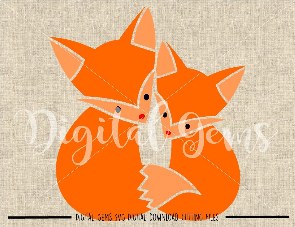 Fichiers svg/dxf/eps/png renard. Téléchargement numérique. Compatible ...