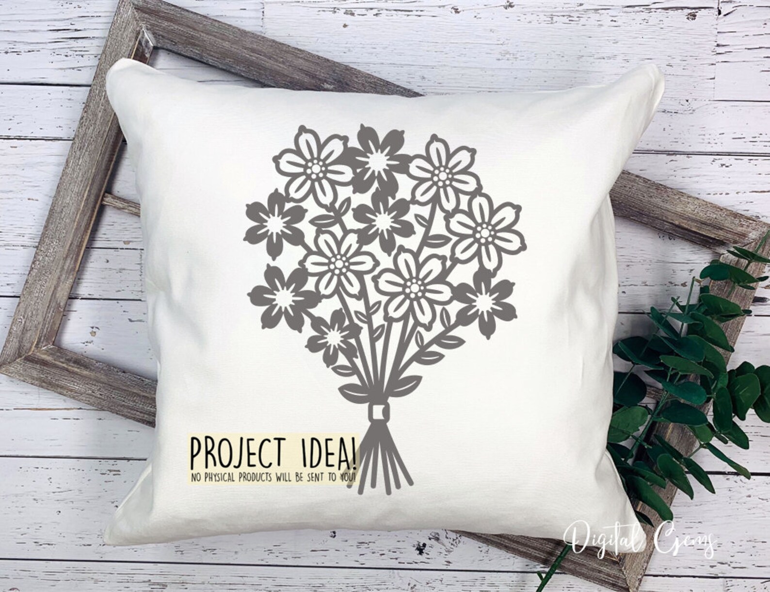 Flower Bouquet Paper Cut Design. Svg / Dxf / Eps Files and Pdf / Png ...