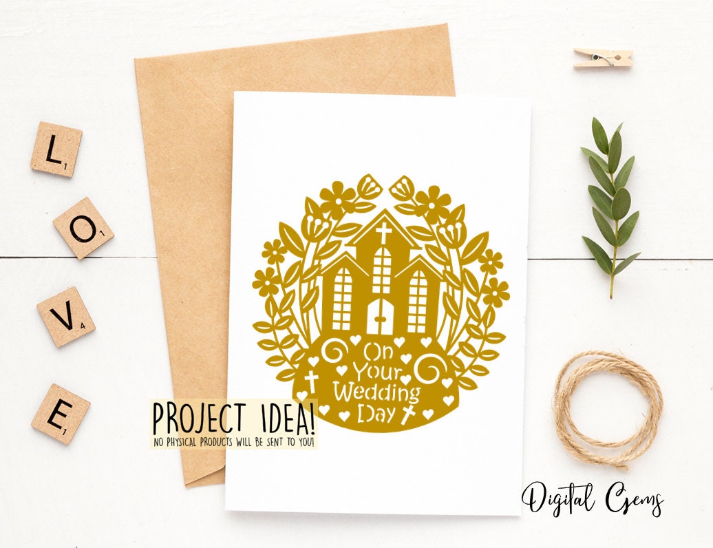 Love and Marriage Wedding Paper Cut Design Bundle. Svg / Dxf - Etsy