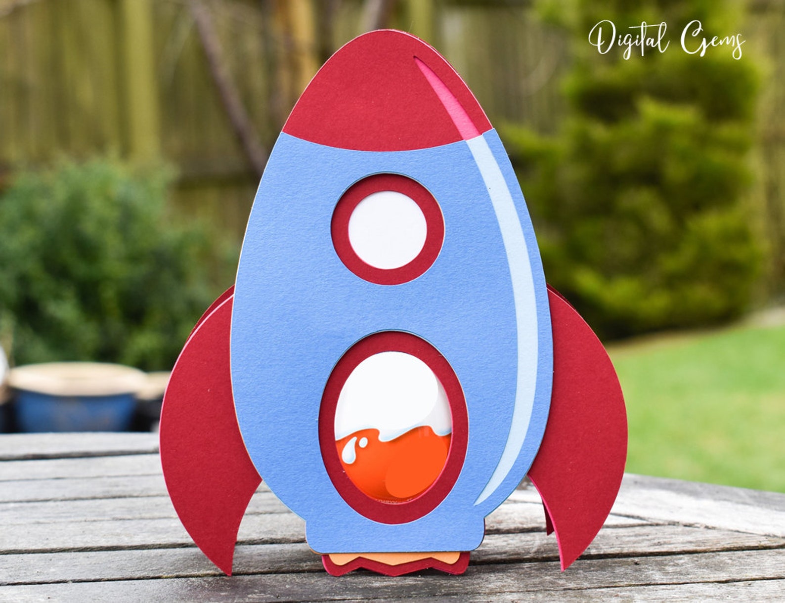 Rocket Egg Holder Design, Easter Svg / Dxf / Eps Files. Digital ...