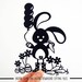 Bunny Rabbit, Easter Paper Cut Svg / Dxf / Eps Files and Pdf / Png ...