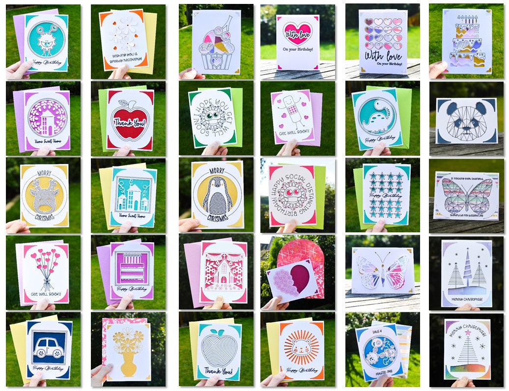 The Huge Card Bundle Svg / Dxf / Eps Files. Digital Download. - Etsy