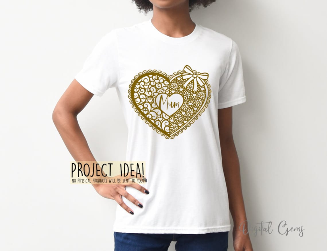 Love Heart Paper Cut Design. Svg / Dxf / Eps / Png Files and Pdf / Png ...