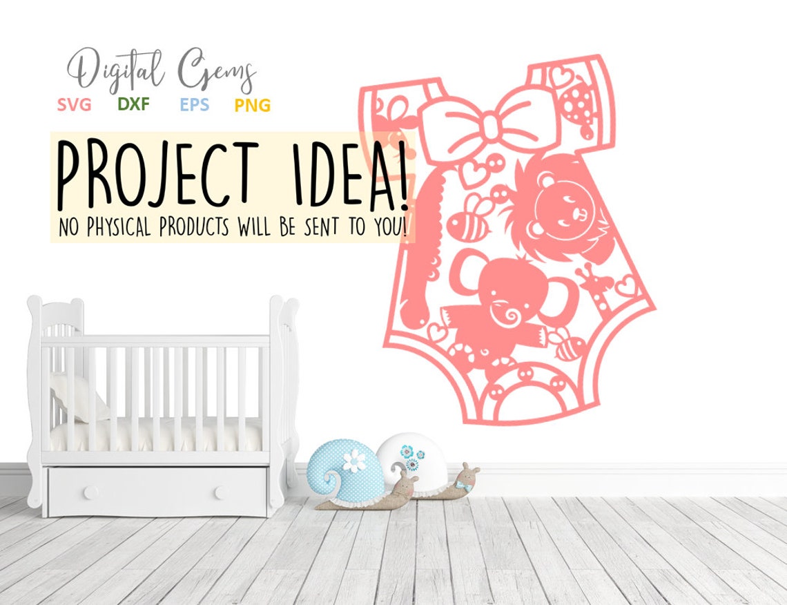 Baby Grow Paper Cut Svg / Dxf / Eps / Files and Pdf / Png - Etsy