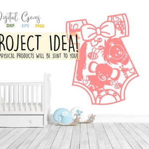 Baby Grow Paper Cut Svg / Dxf / Eps / Files and Pdf / Png Printable ...