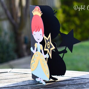 Princess Birthday Card Design Svg / Dxf / Eps Files. Digital Download ...