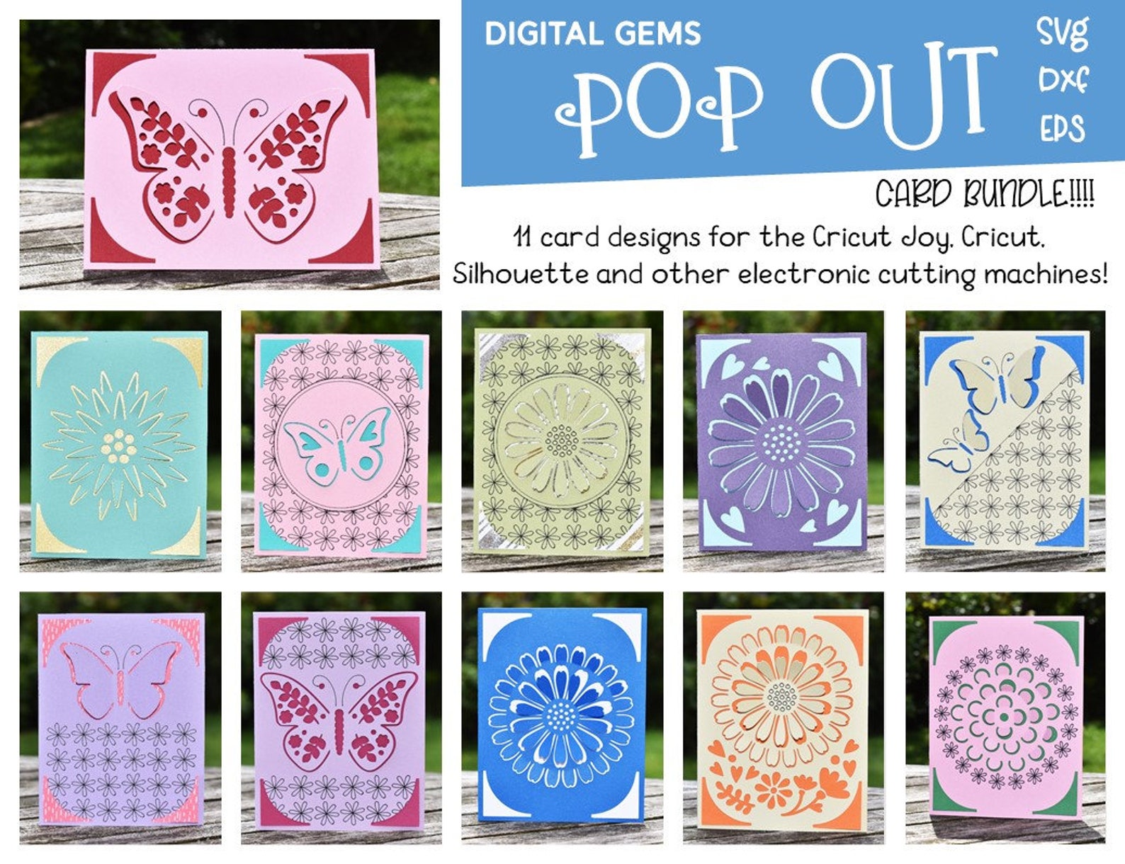The Huge Card Bundle Svg / Dxf / Eps Files. Digital Download. - Etsy UK