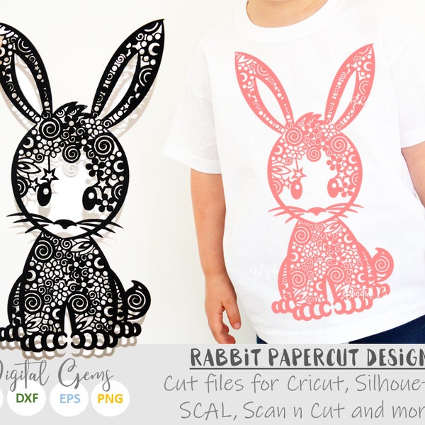 Zentangle Rabbit - Etsy
