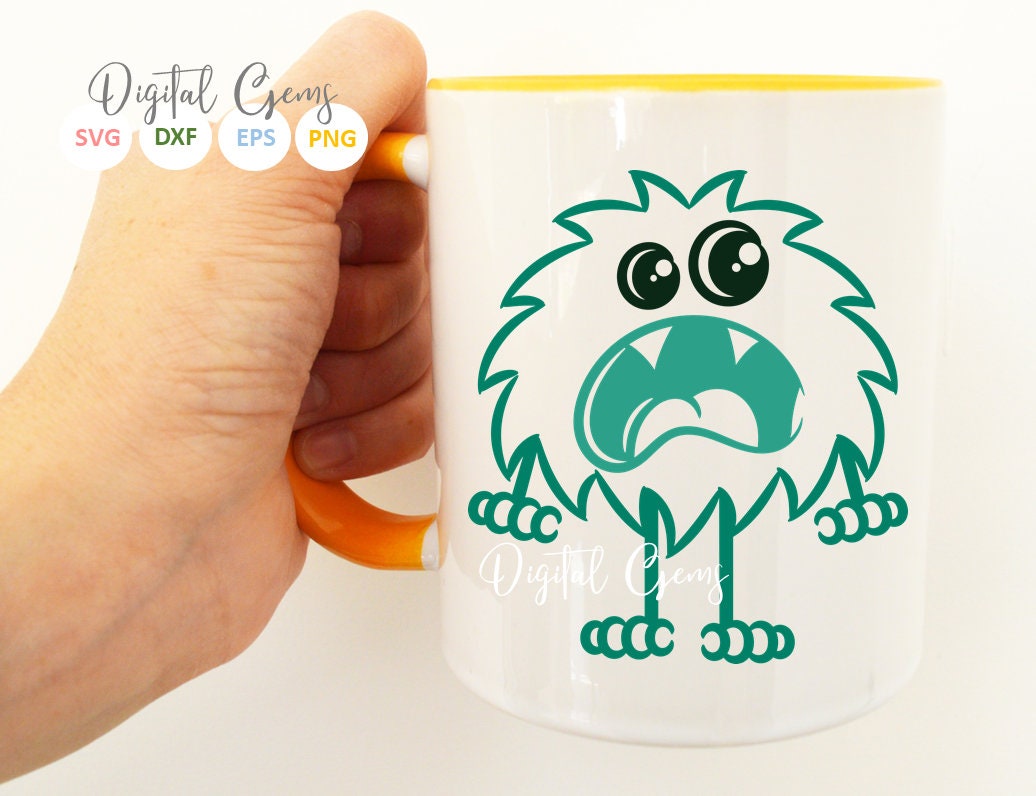 Monster Svg / Dxf / Eps / Png Files. Digital Download. Compatible With ...