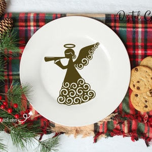 Angel Design Svg / Dxf / Eps / Png Files. Digital Download. Compatible ...