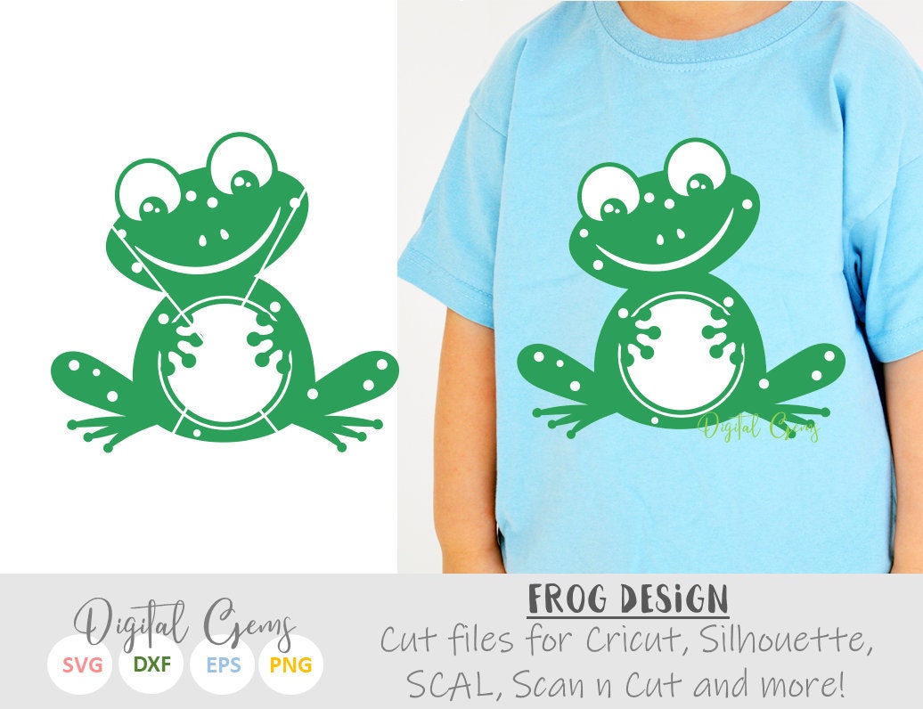 Frog Svg / Dxf / Eps / Png Files. Digital Download. Compatible - Etsy