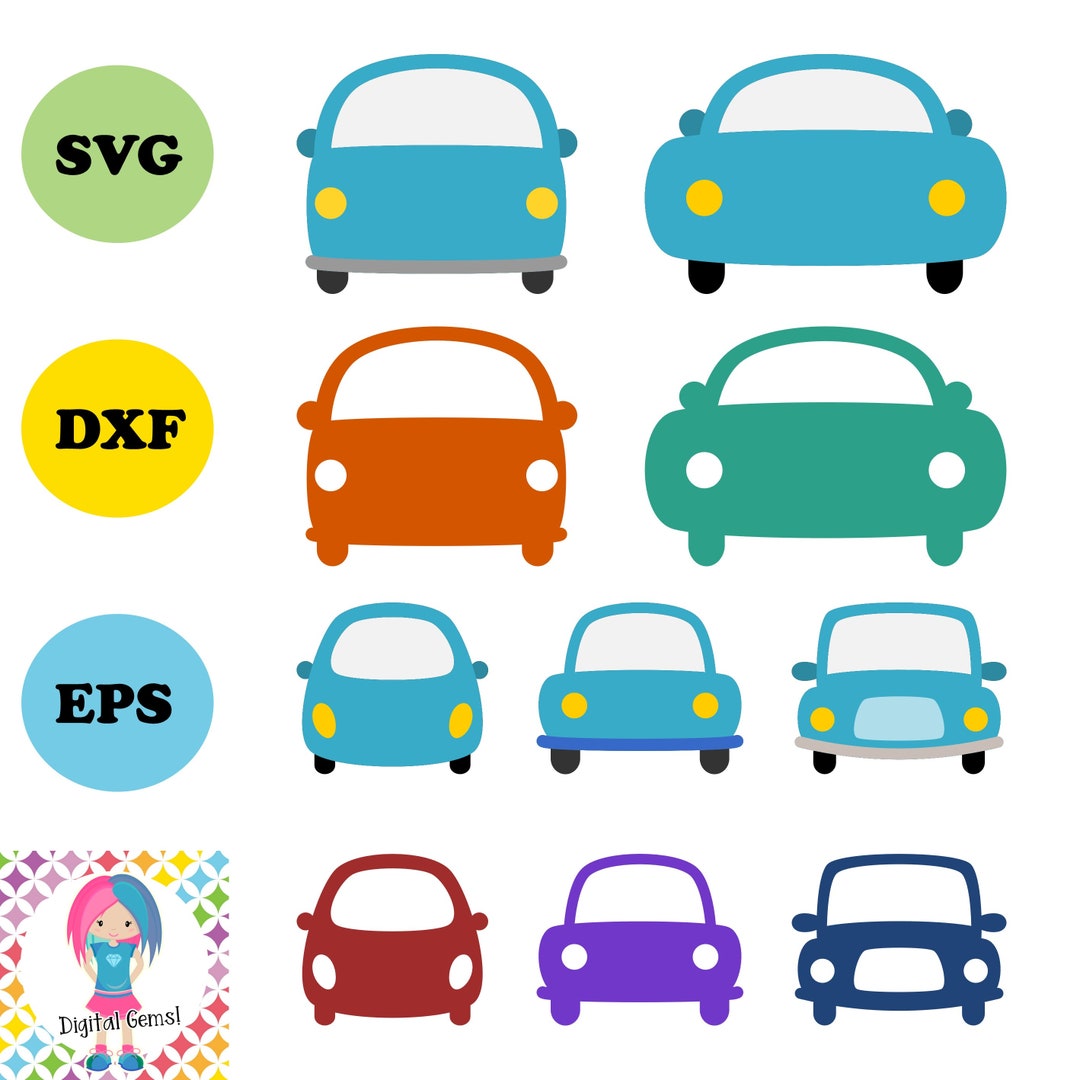 Car SVG Files. Digital Download. Cricut Joy / Cricut / Silhouette ...