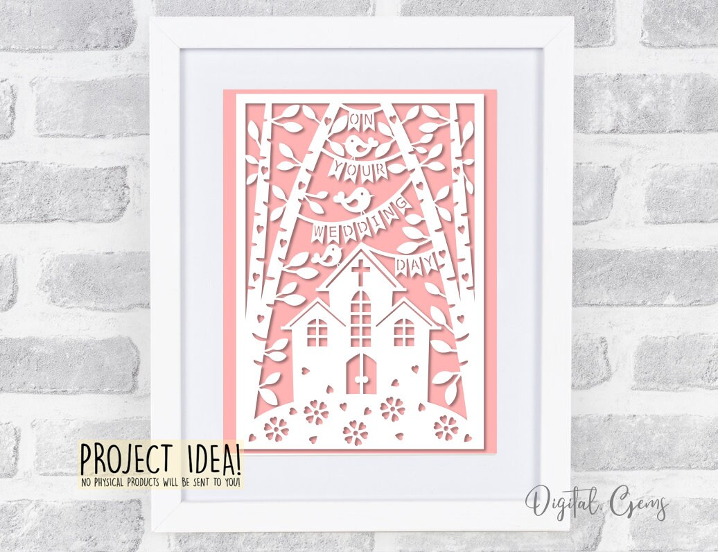 Love and Marriage Wedding Paper Cut Design Bundle. Svg / Dxf - Etsy