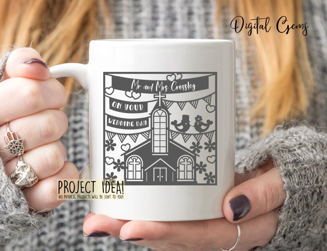 Love and Marriage Wedding Paper Cut Design Bundle. Svg / Dxf - Etsy