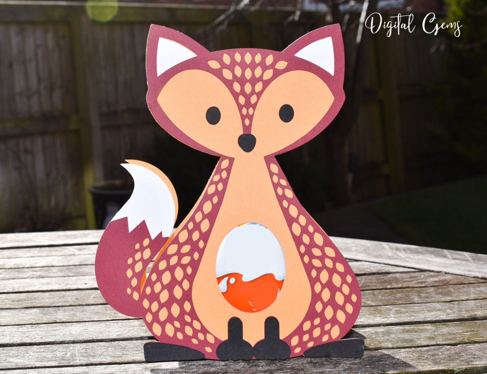 Fox Egg Holder Design Easter Svg / Dxf / Eps Files. Digital | Etsy