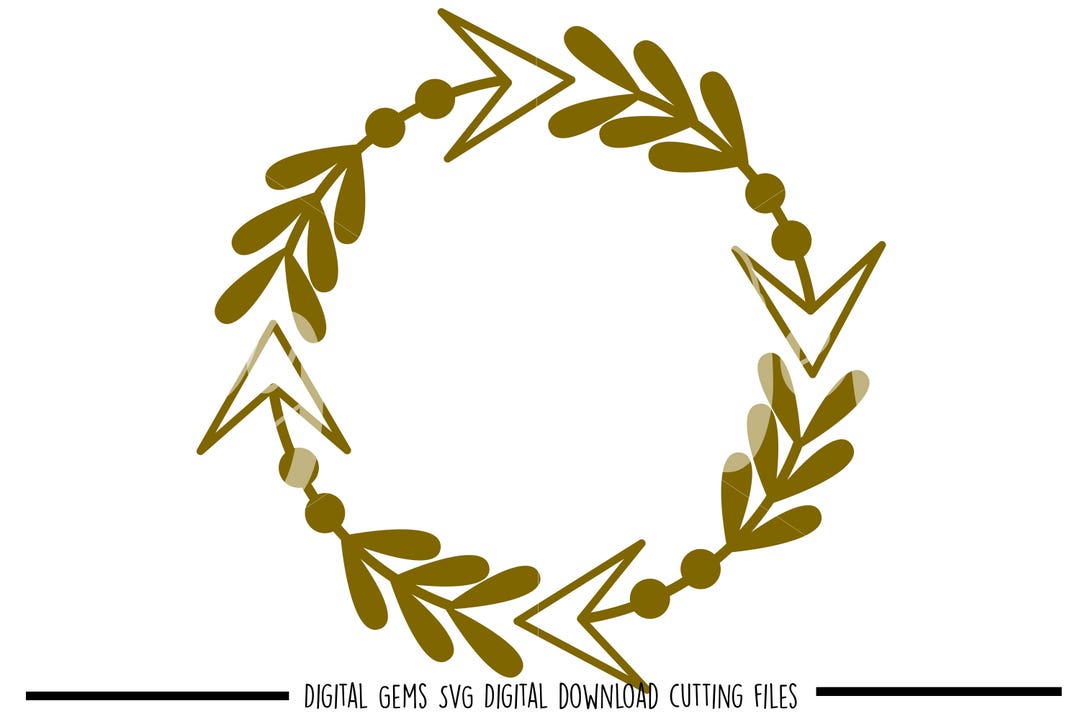 Arrow Frame Svg / Dxf / Eps / Png Files. Digital Download. Compatible ...