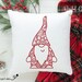 Zentangle Gnome, Christmas Design Svg / Dxf / Eps / Png Files. Digital ...